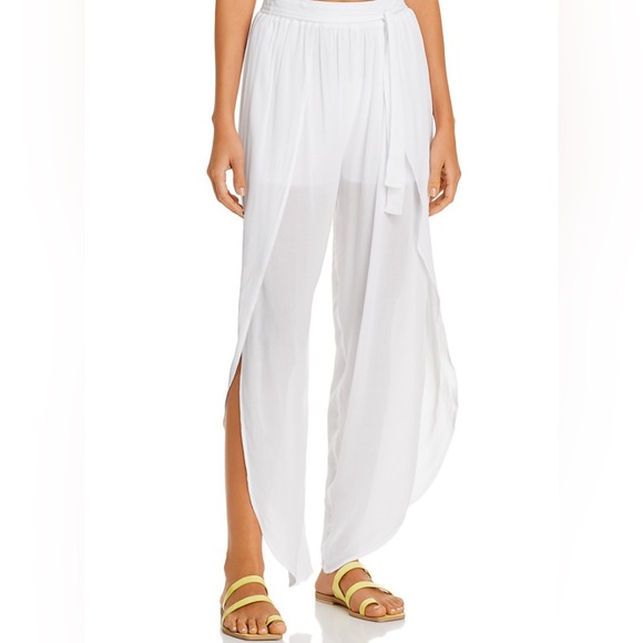 Aqua | Pants & Jumpsuits | Aqua Petal Beach Swim Coverup Pants ...